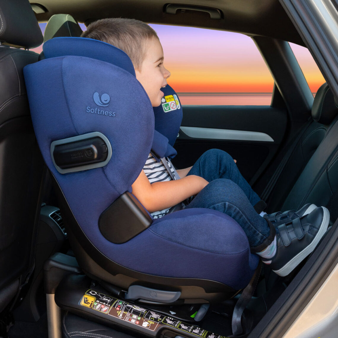 GAÏA+ Rear facing R129 i-size SOFTNESS® car seat | Renolux