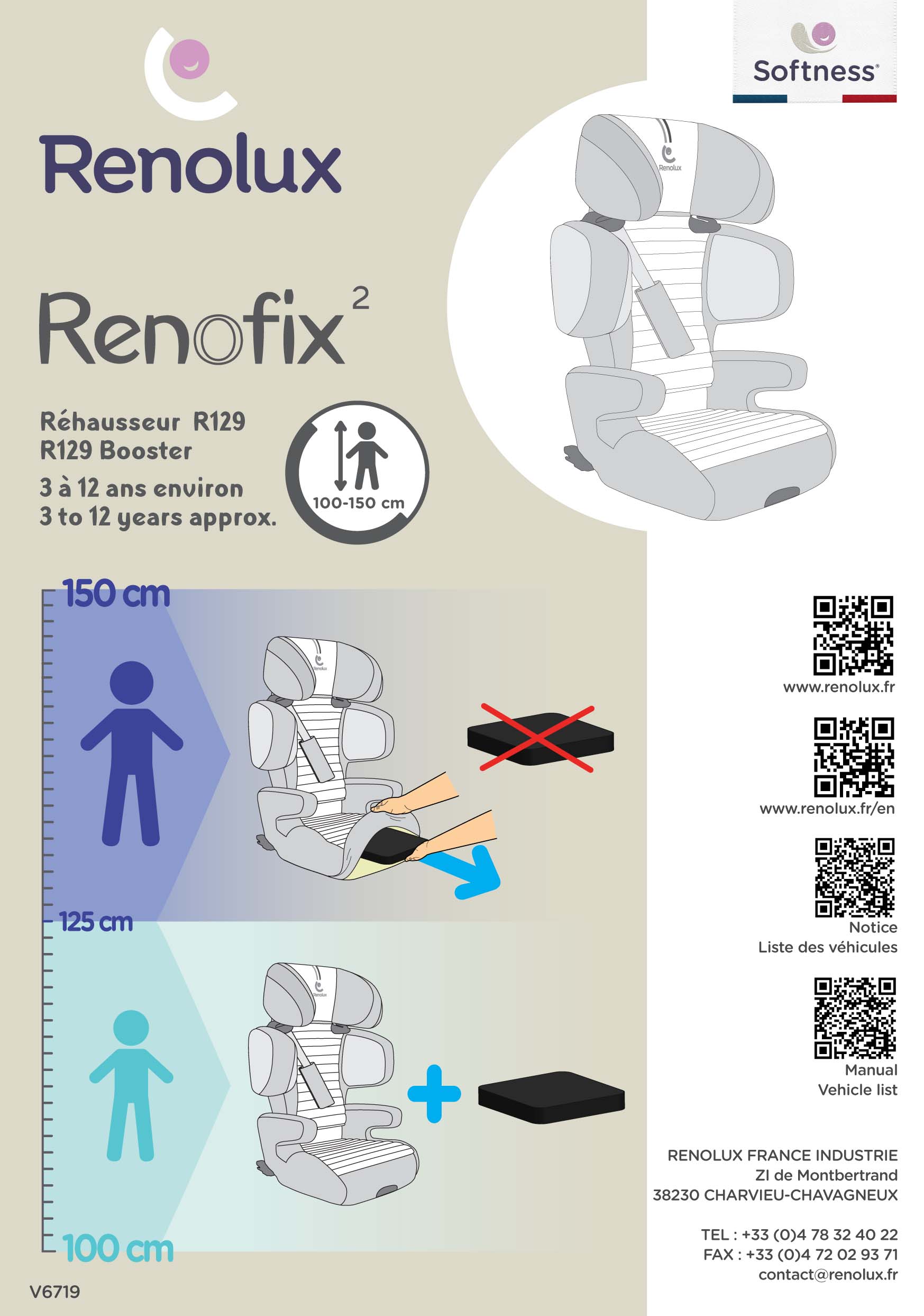 Manuals and videos : find user instructions of Renolux childcare products